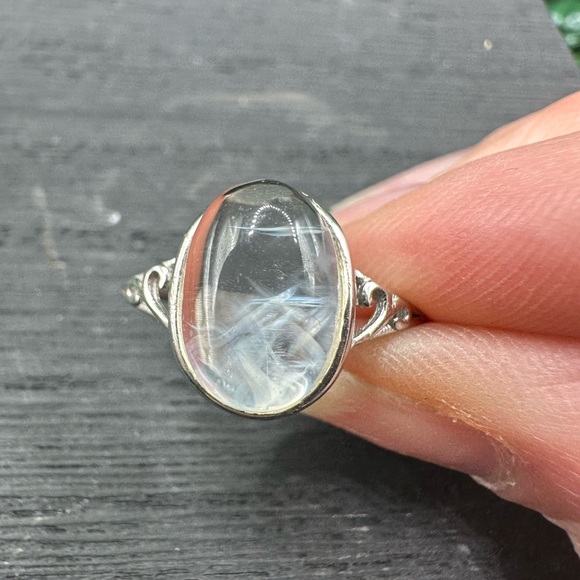 Natural Crystal Gemstones | Jewelry | Rare Incredible Blue Needle ...